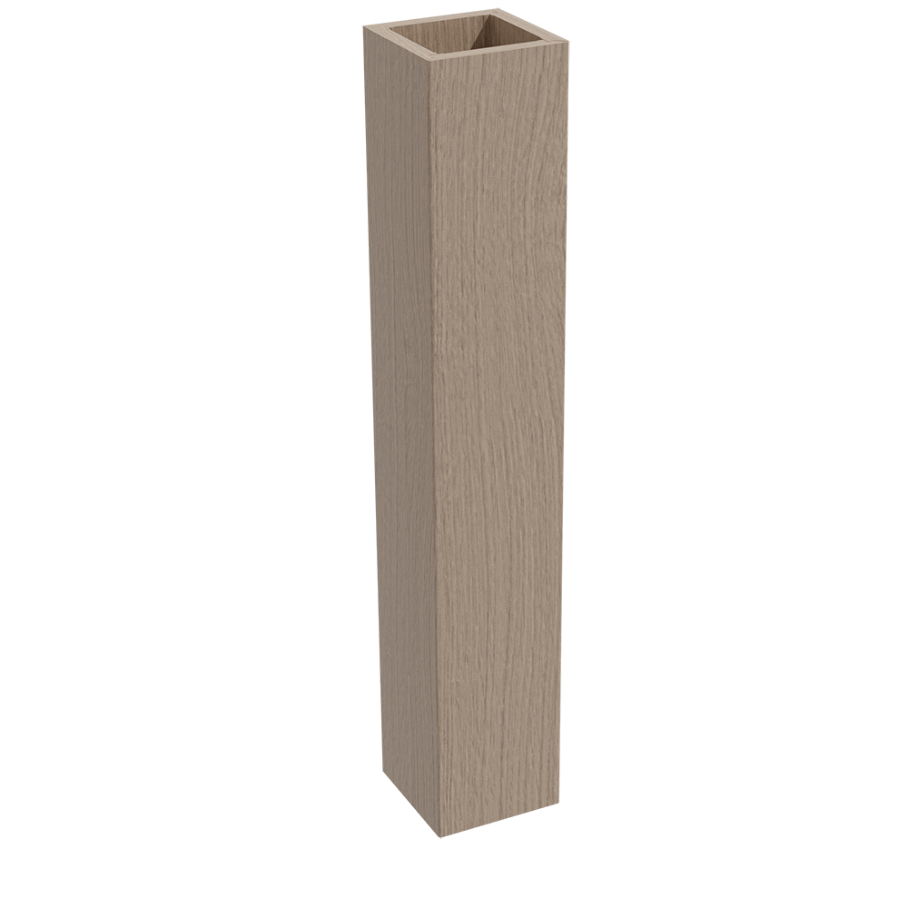 6" Miter Lock Square Column, 34.5" Height - Cabinet & Furniture ...
