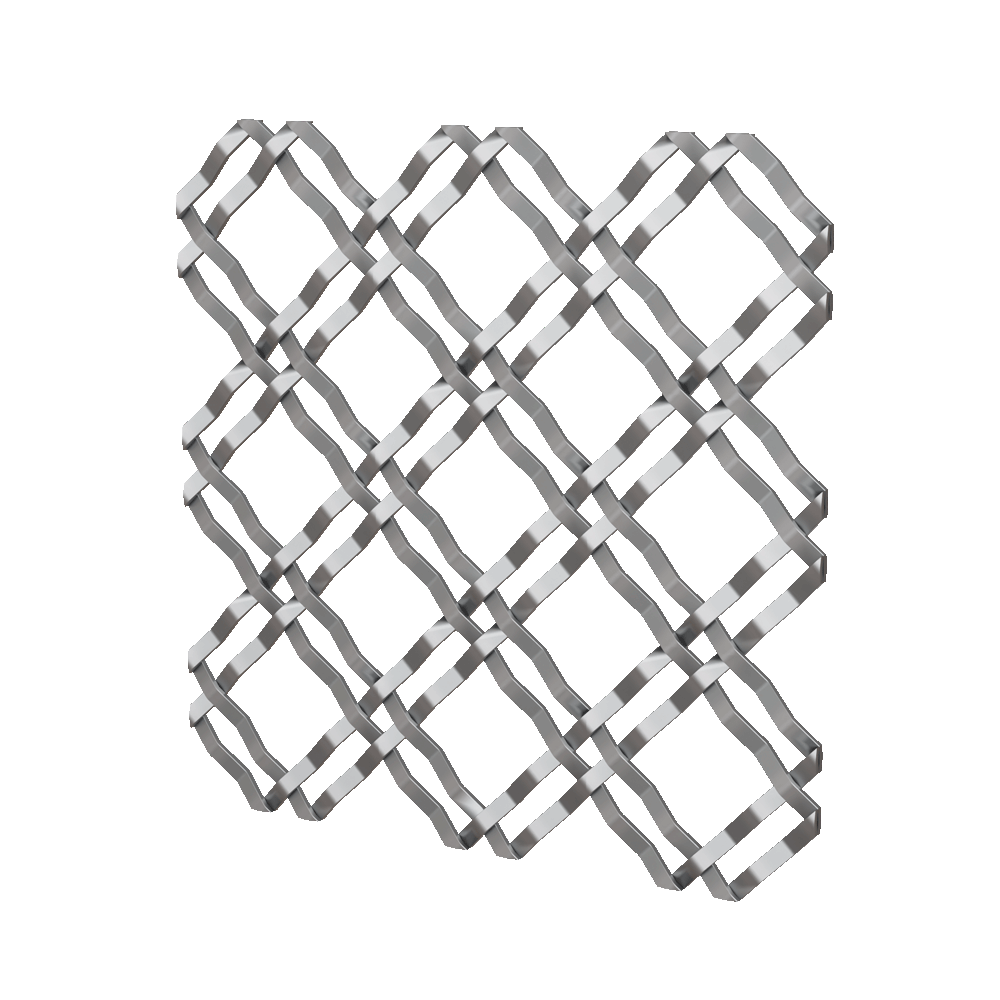 .375'' Flat Crimped Double Diamond Decorative Grille #M22 - Cabinet ...